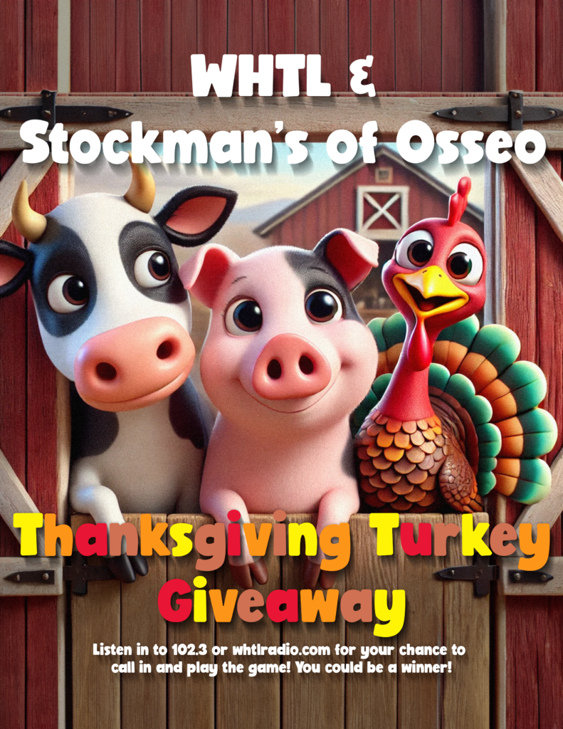 Stockman's of Osseo Thanksgiving Turkey Giveaway | WHTL Radio